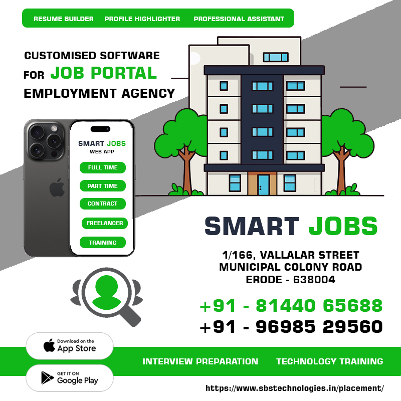 Smart Jobs - Placement Drive by SBS Technologies